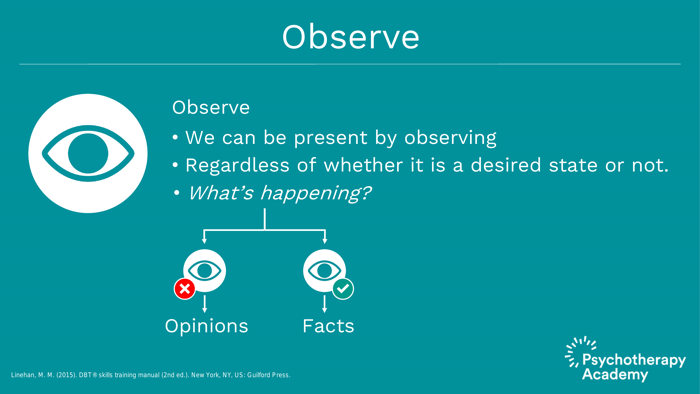 Mindfulness Skills Training in DBT: The What and How Skills ...